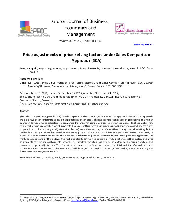 (PDF) Price adjustments of price-setting factors under Sales Comparison ...