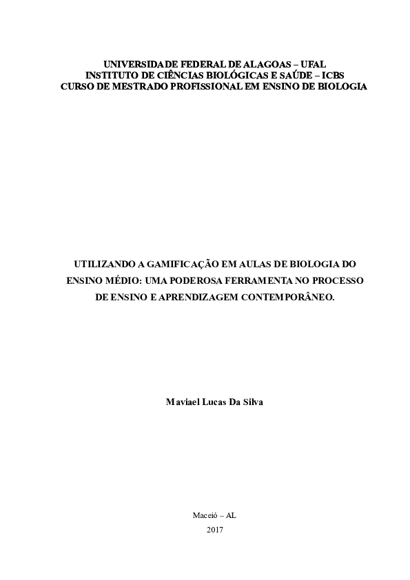 (DOC) PRE PROJETO GAMIFICACAO