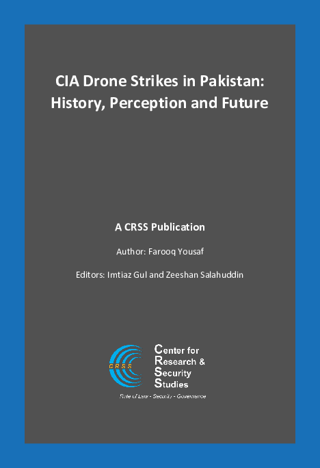 (PDF) (Report) - CIA Drone Strikes in Pakistan: History, Perception and ...