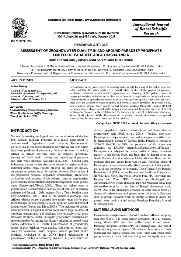 (PDF) D P Das Paper