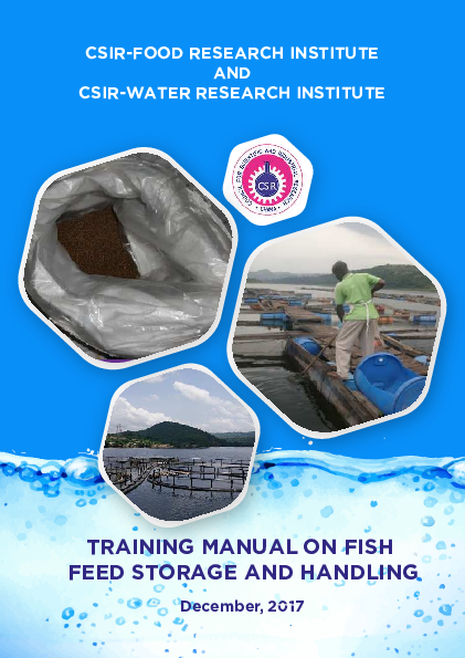 (PDF) TRAINING MANUAL ON FISH FEED STORAGE AND HANDLING