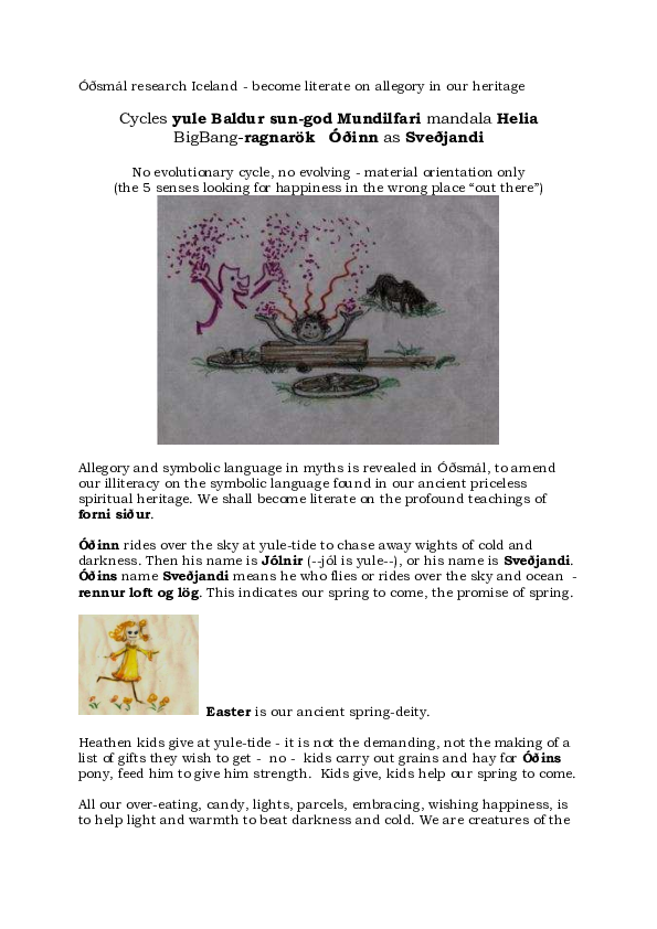 (PDF) Cycles, yule, Baldur sungod, Mundilfari, mandala Helia, BigBang ...