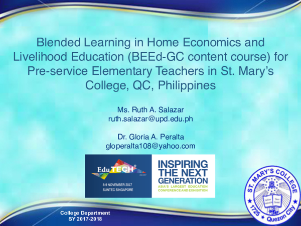 (PDF) Blended Learning in Selected Tertiary and Junior High Schools in ...