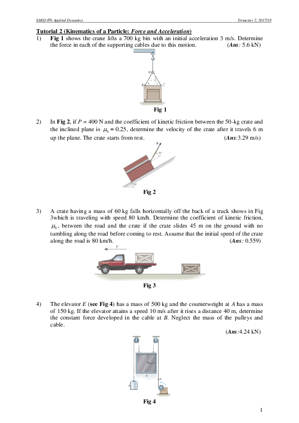 (PDF) Tutorial 2 force