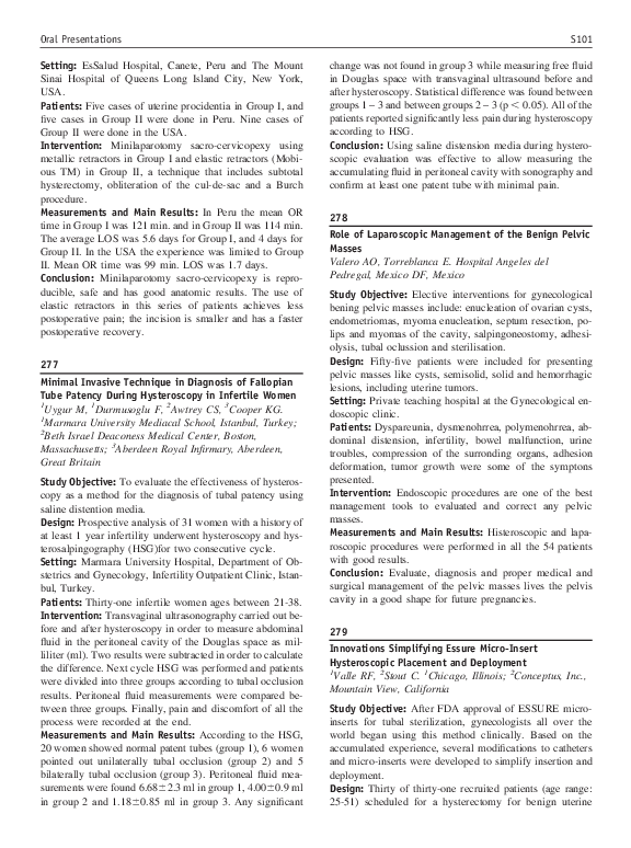 (PDF) 279: Innovations Simplifying Essure Micro-Insert Hysteroscopic ...