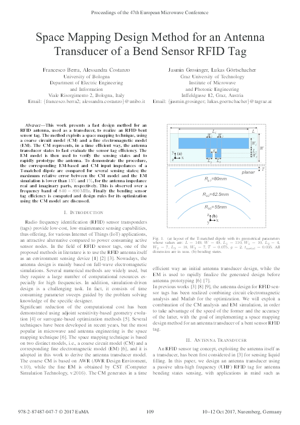 (PDF) EuMC: Space Mapping Design Method for an Antenna Transducer of a Bend Sensor RFID Tag ...