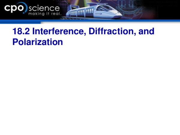 (PPT) .2 Interference, Diffraction, and Polarization | omer aw ali ...