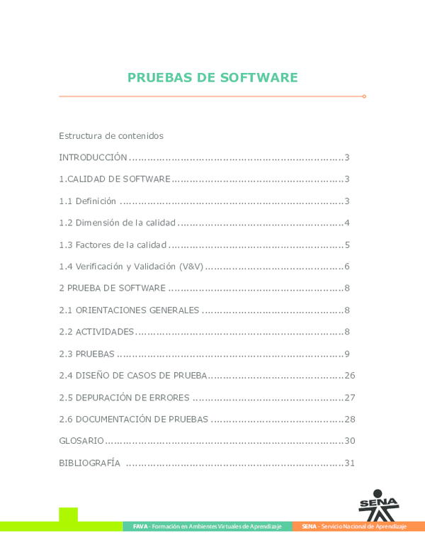 (PDF) PRUEBAS DE SOFTWARE