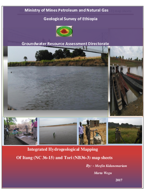 (PDF) hydrogeological report of Gambela area