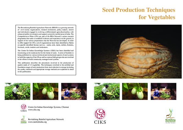 (PDF) Seed Production Techniques for Vegetables