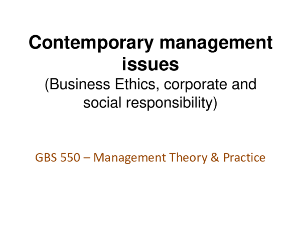 (PPT) . Business Ethics and Corporate Social Responsibility