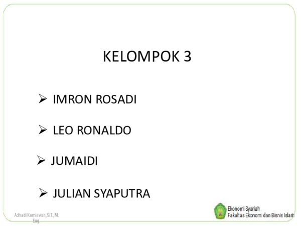 (PDF) Kelompok 3 imron | imron rosadi - Academia.edu