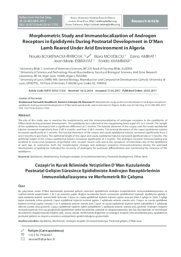 (PDF) Nouria BOUKENAOUI-FERROUK, Elara MOUDILOU, Zaina AMIRAT, Jean ...