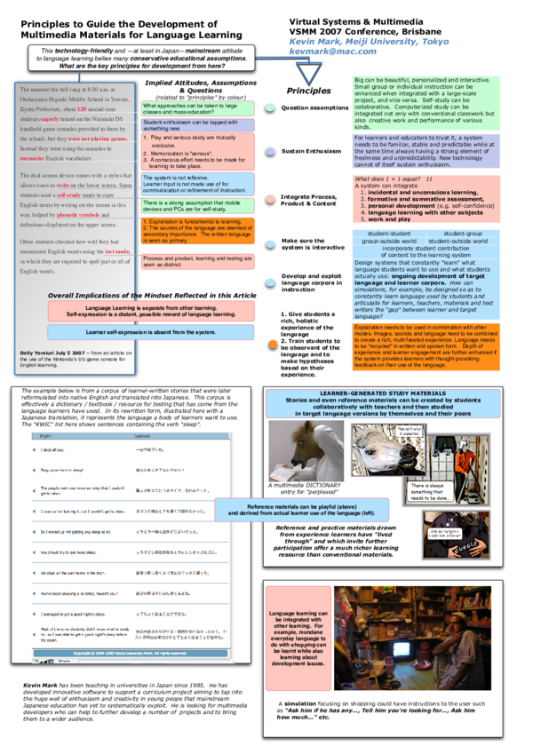 (PDF) Principles to Guide the Development of Multimedia Materials for ...