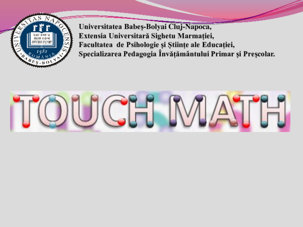 (PPT) Touch-Math.ppt