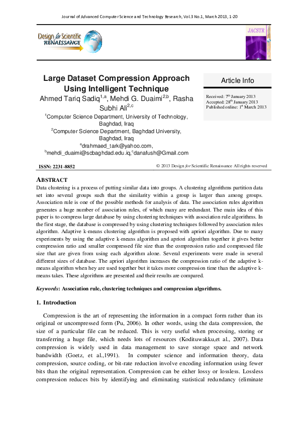 (PDF) Introduction to Data Mining | Yunlong Meng - Academia.edu