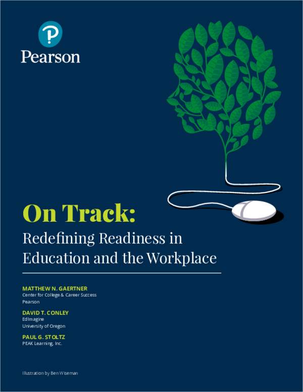 (PDF) On Track: Redefining Readiness in Education and the Workplace ...