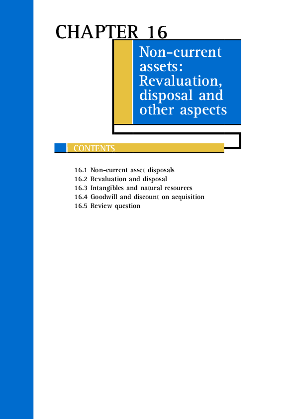 (PDF) Non-current assets: Revaluation, disposal and other aspects