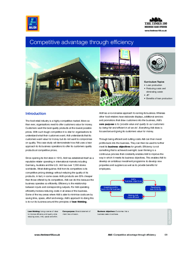 (PDF) aldi lean production