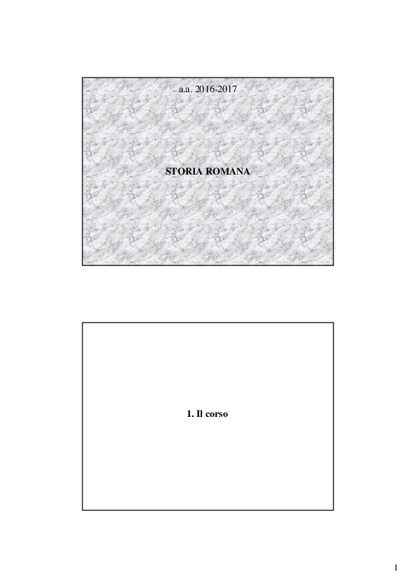 (PDF) Storia Romana 1-