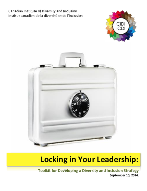 (PDF) Toolkit for Developing a Diversity and Inclusion Strategy