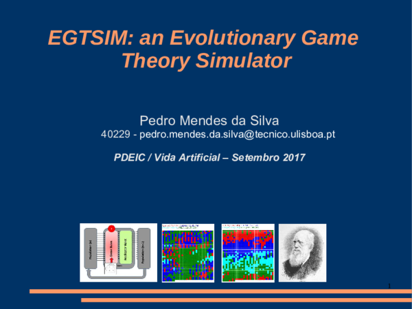 (PDF) EGTSIM: an Evolutionary Game Theory Simulator (Slides)