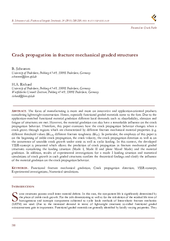 (PDF) Crack propagation in fracture mechanical graded structures.PDF