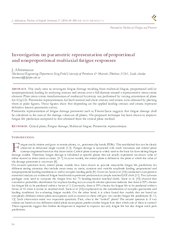 (PDF) Investigation on parametric representation of proportional and ...