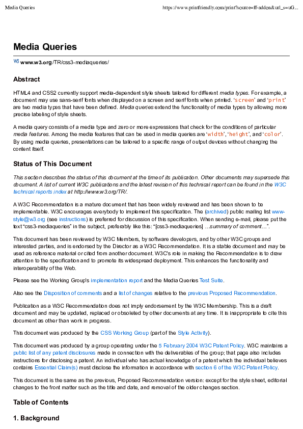 (PDF) Media Queries