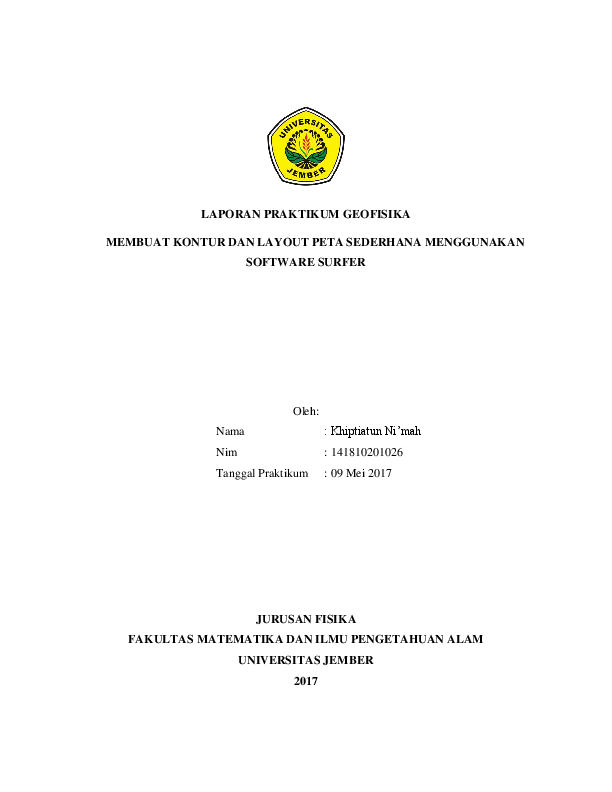(PDF) MEMBUAT KONTUR DAN LAYOUT PETA SEDERHANA MENGGUNAKAN SOFTWARE ...