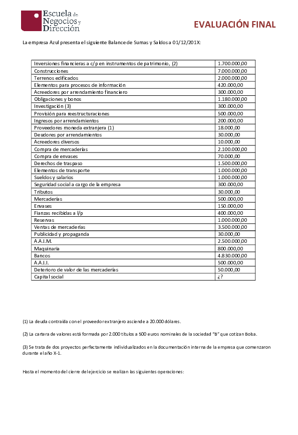 (PDF) EVALUACIÓN FINAL