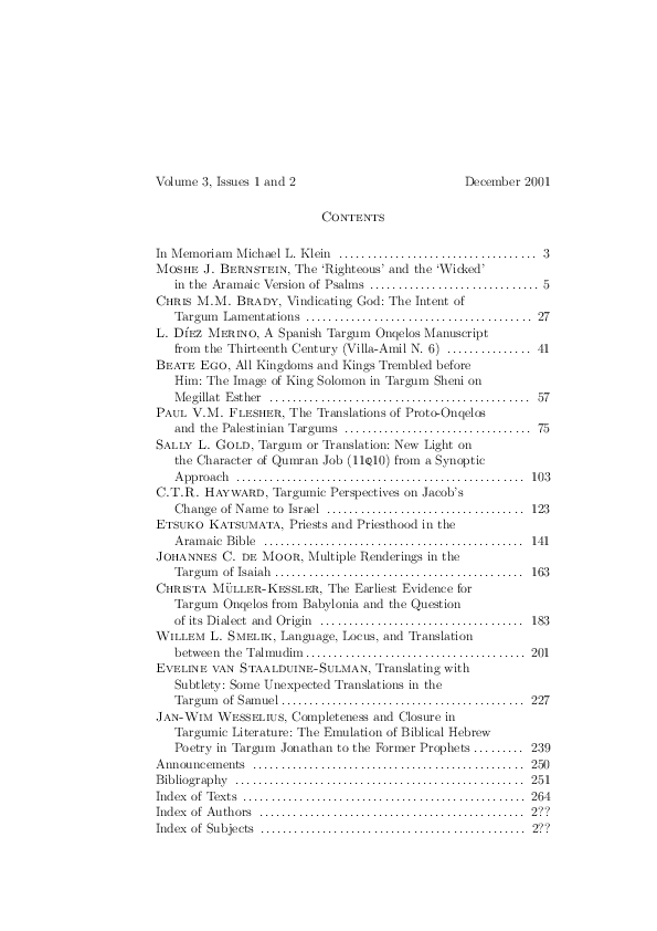 (PDF) Memorial Volume for Professor Michael Klein