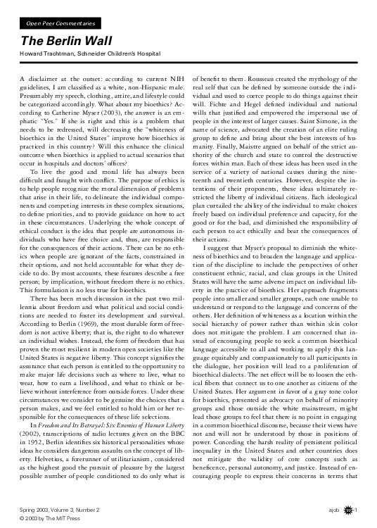 (PDF) The Berlin Wall