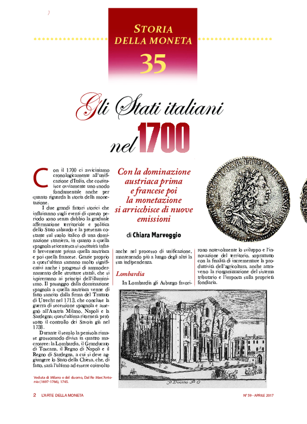 (PDF) 35. Gli Stati Italiani nel 1700