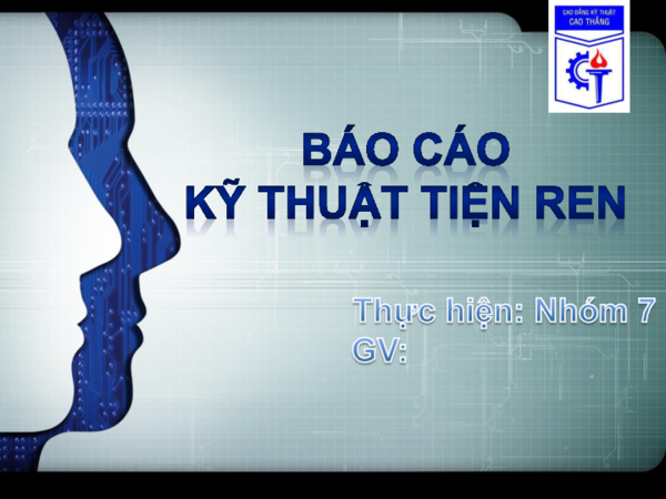 (PPT) Báo cáo tiện ren