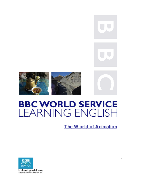 (PDF) The World of Animation