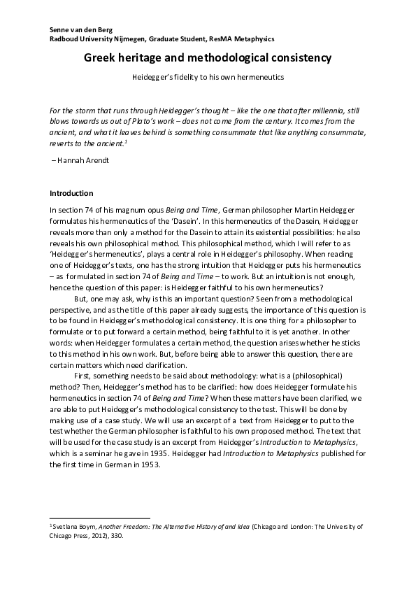 (DOC) Greek heritage and methodological consistency