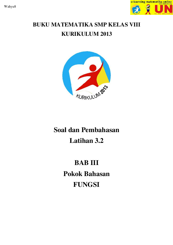 (PDF) BUKU MATEMATIKA SMP KELAS VIII KURIKULUM 2013