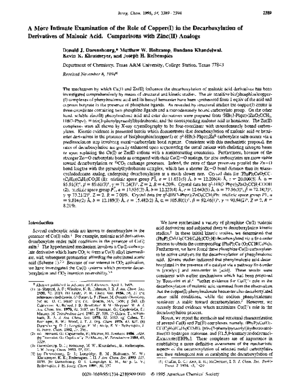 (PDF) A More Intimate Examination of the Role of Copper(I) in the ...