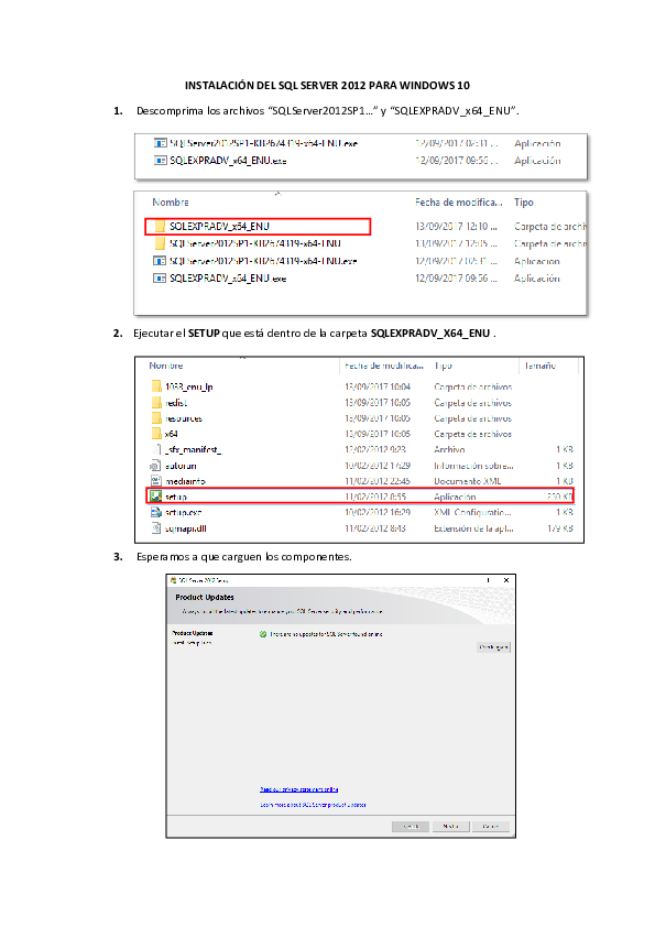 (DOC) . INSTALACIÓN DEL SQL SERVER 2012 PARA WINDOWS