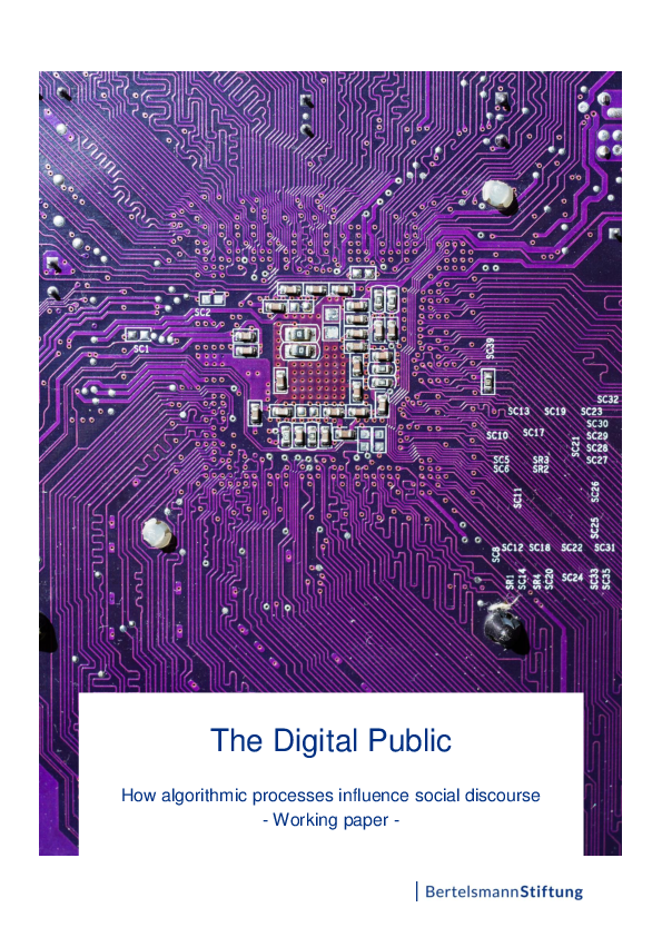 (PDF) The Digital Public - How algorithmic processes influence social ...