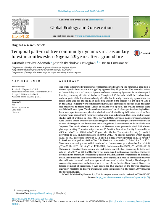 (PDF) TEMPORAL PATTERN OF TREE COMMUNITY DYNAMICS BY ME