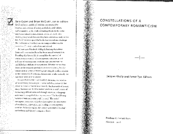 (PDF) Population Aesthetics in Romantic and Post-Romantic Literature
