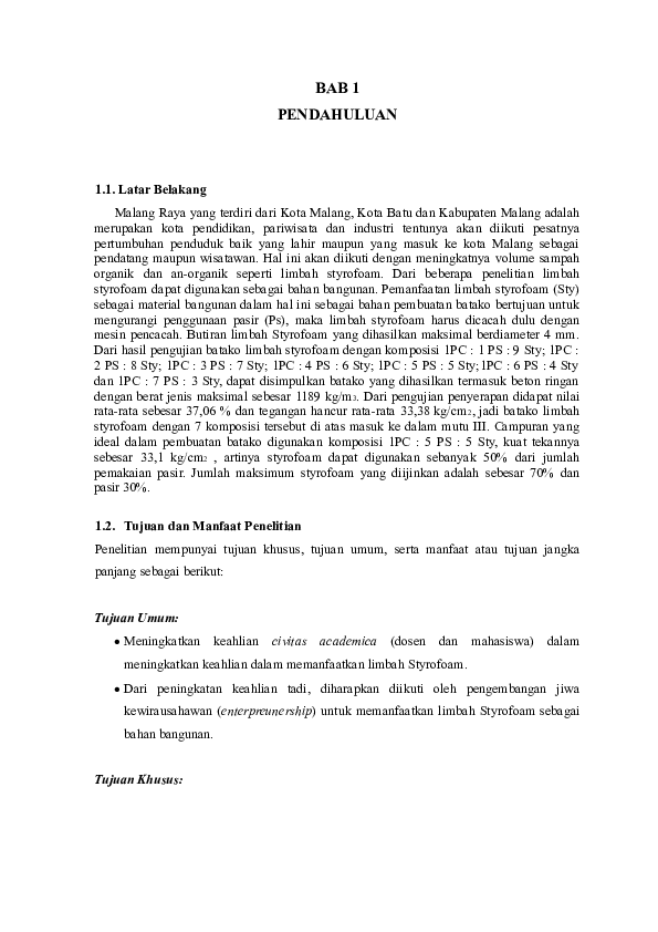 (DOC) Contoh proposal penelitian