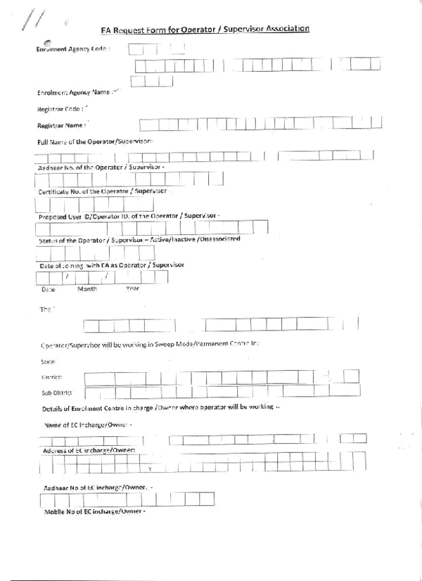 (PDF) Operator association form