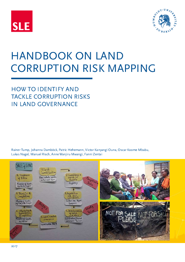 (PDF) Handbook on Land Corruption Risk Mapping How to identify and ...