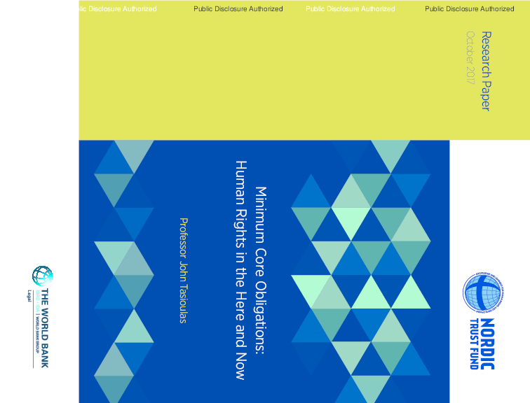 (PDF) Minimum Core Obligations: Human Rights in the Here and Now