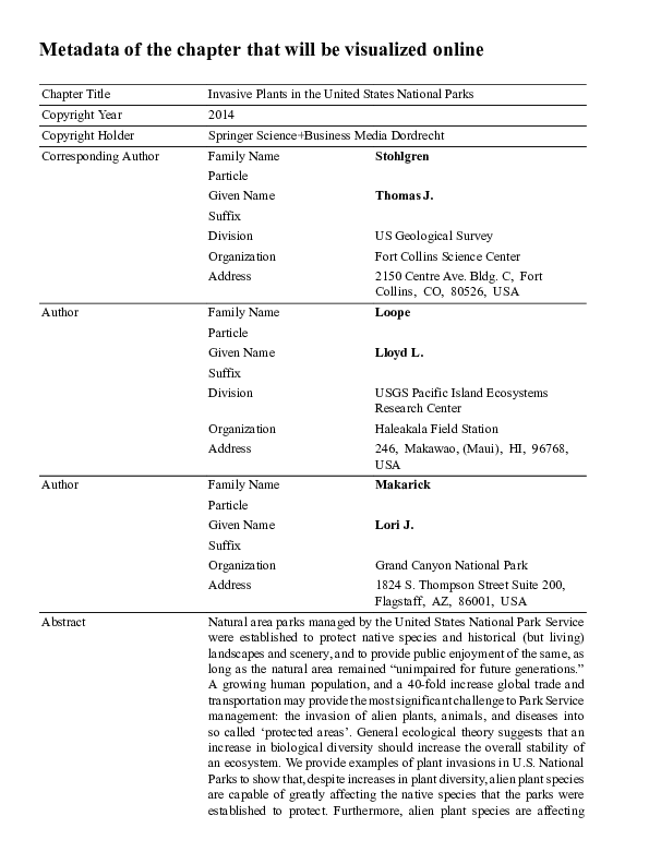(PDF) Stohlgren et al PROOFS