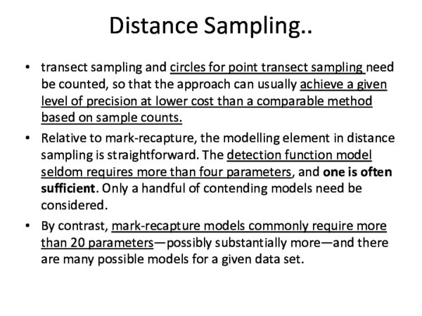 (PPT) Distance sampling