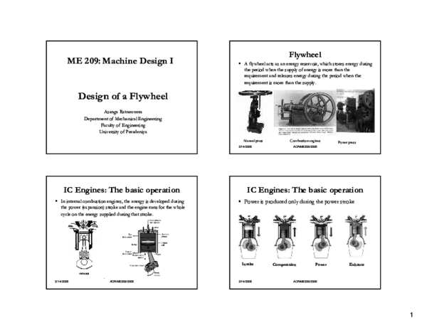 (PDF) Design of a Flywheel